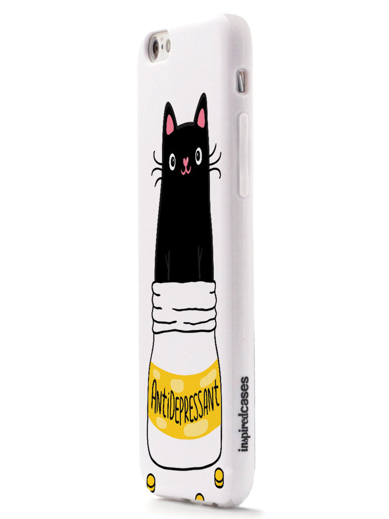 Cute Antidepressant Cat - White Case – InspiredCases