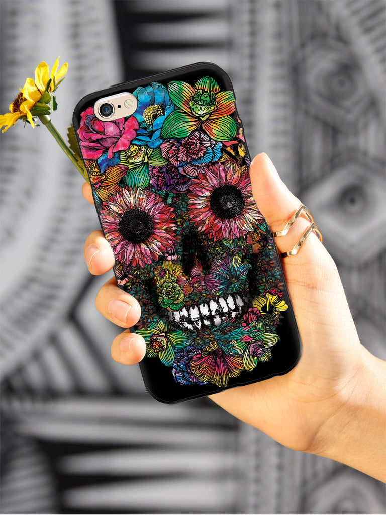 Flower Skull Case – InspiredCases