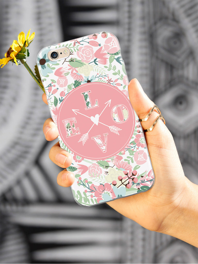 Cute LOVE Flower Pattern Case – InspiredCases