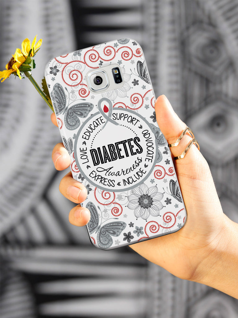 Diabetes - Butterfly Pattern Case – InspiredCases