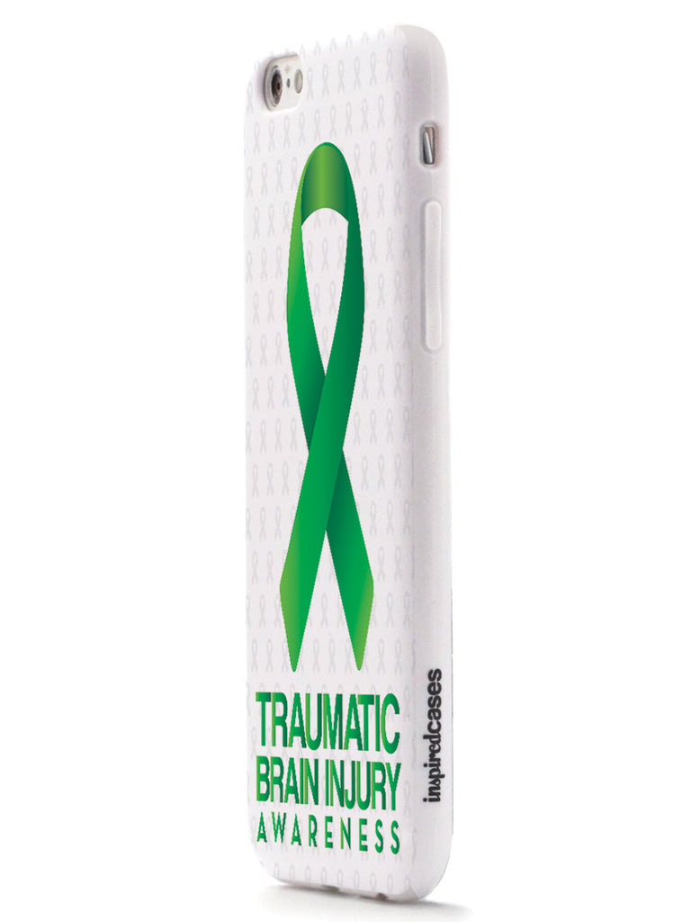 Traumatic Brain Injury - Awareness Ribbon - White Case – InspiredCases