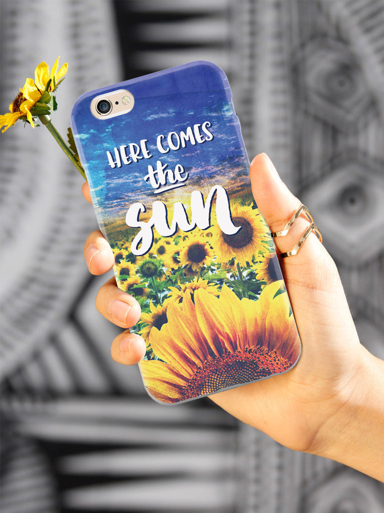 Here Comes the Sun - Sunflower Case – InspiredCases