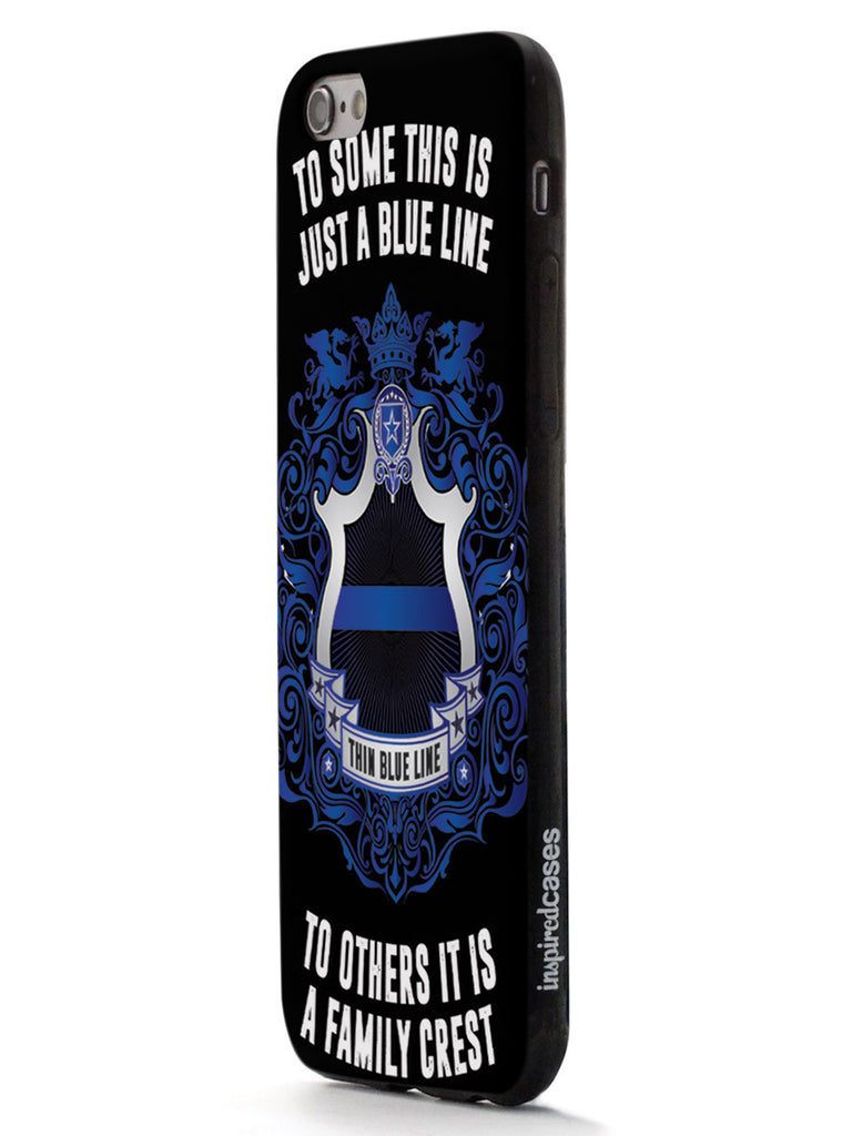 Thin Blue Line - A Family Crest Case – InspiredCases