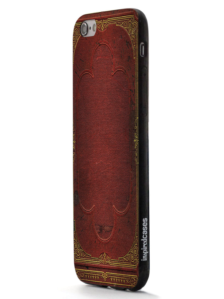 Ancient Book Cover - Red and Gold - Black Case – InspiredCases