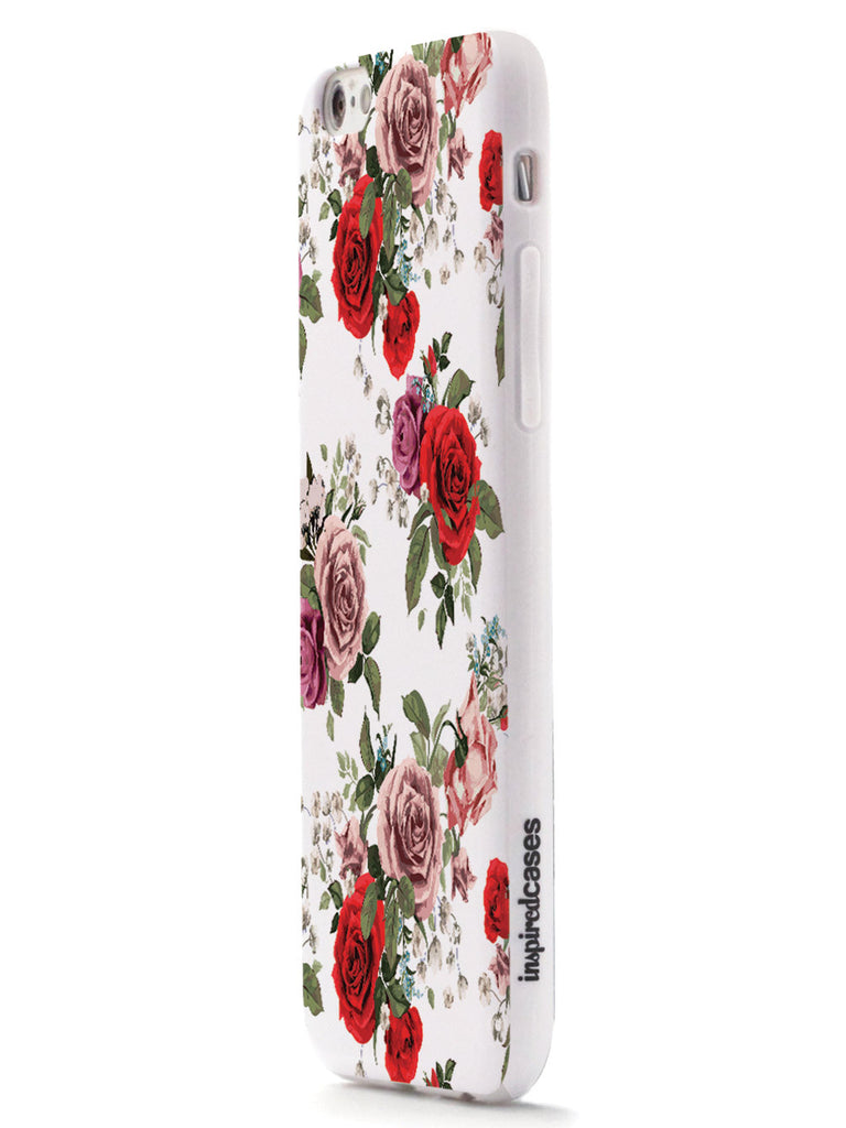 Vintage Roses - White Case – InspiredCases