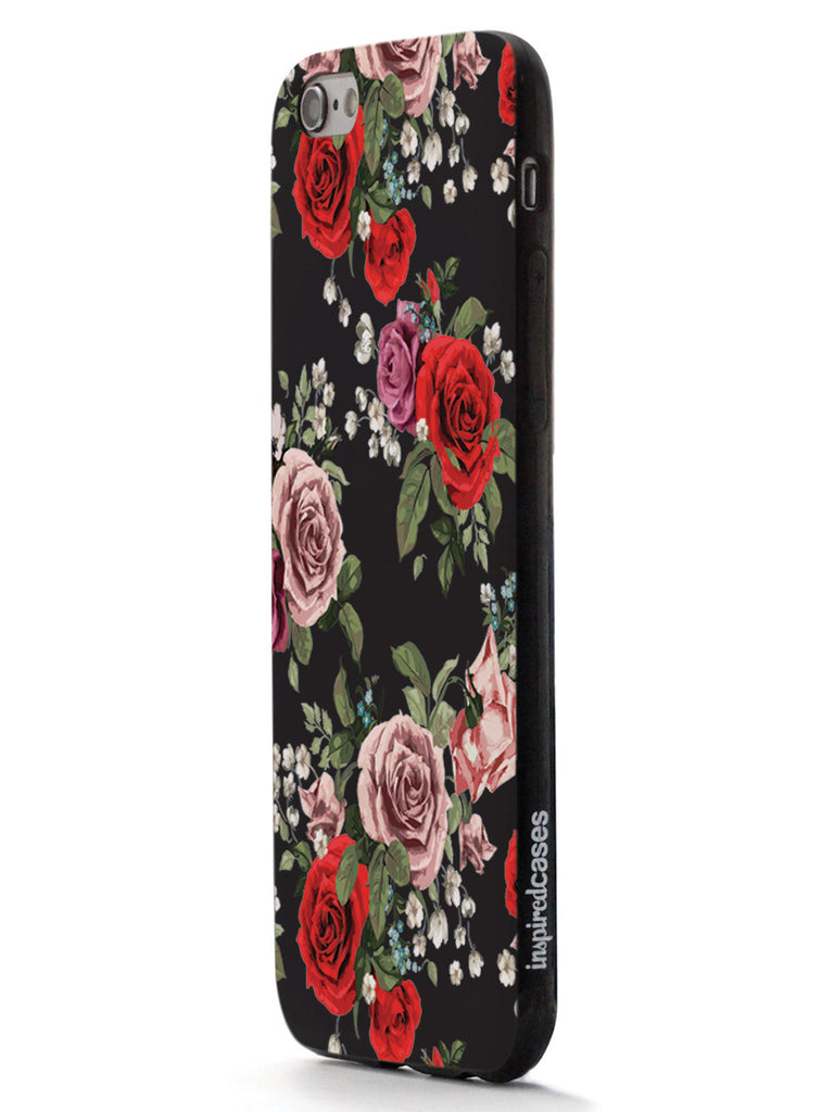 Vintage Roses - Black Case – InspiredCases