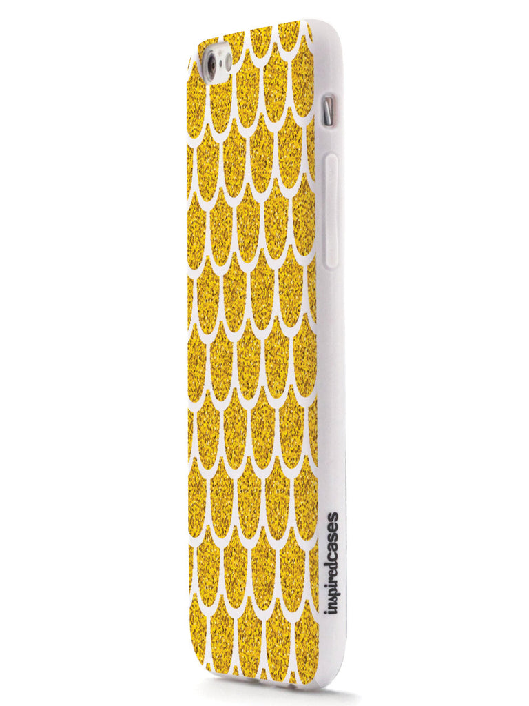Mermaid Scales - Gold - White Case – InspiredCases