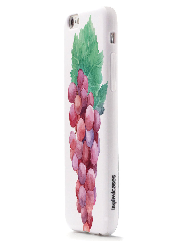 Red Grapes Watecolor - White Case – InspiredCases
