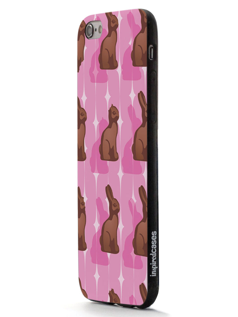 Pink Chocolate Bunny - Black Case – InspiredCases
