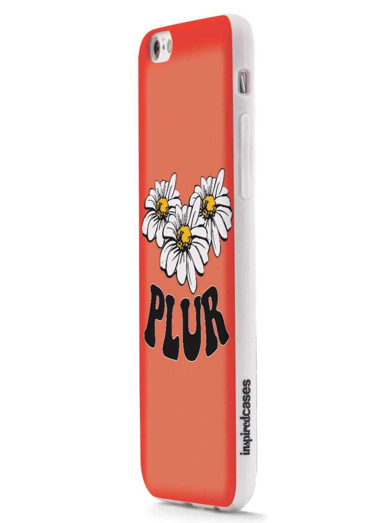 Red PLUR - White Case – InspiredCases