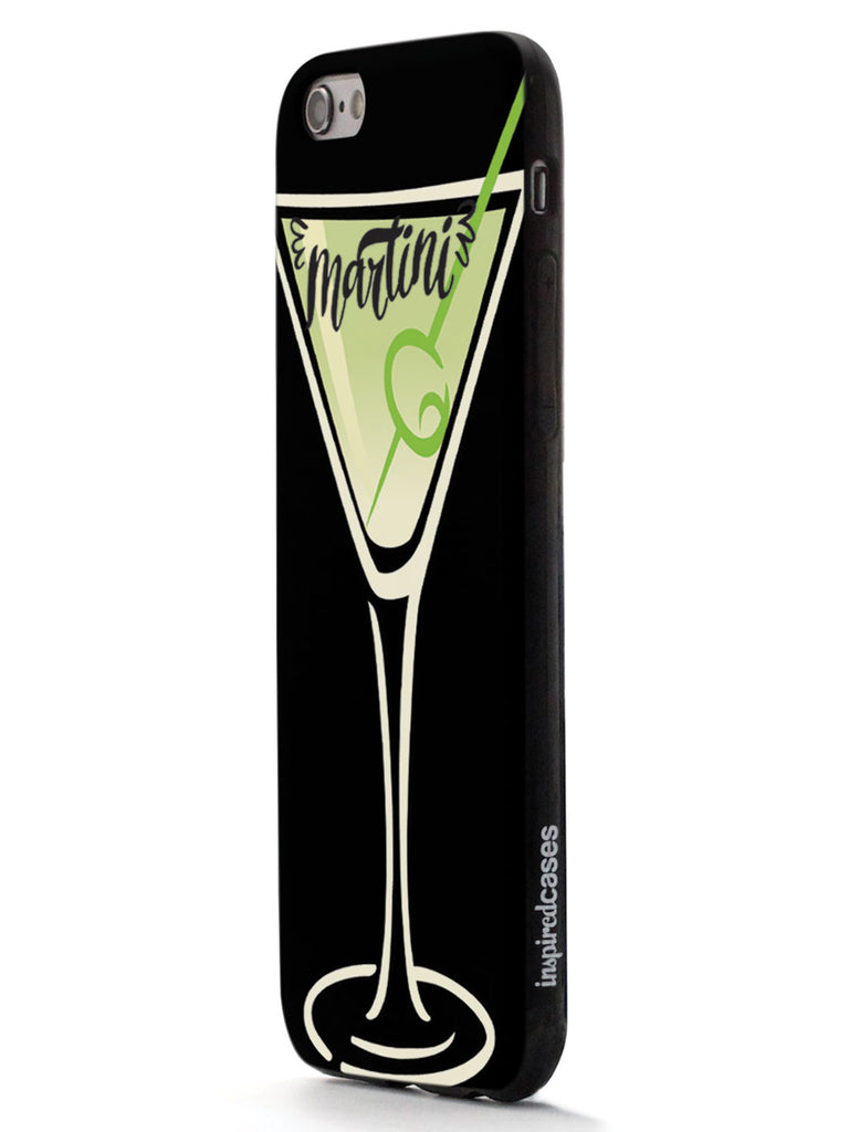 Martini Lettering - Black Case – InspiredCases