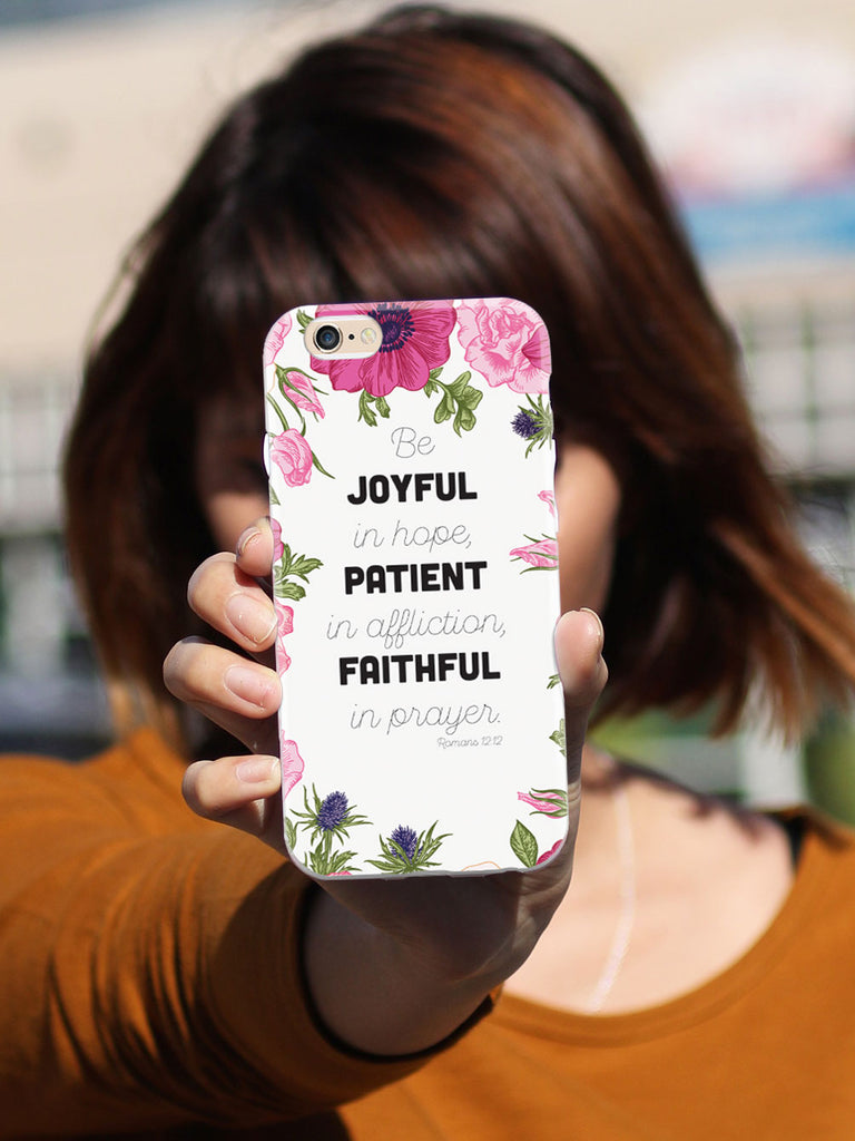 Romans 12:12 - Bible Verse - White Case – InspiredCases