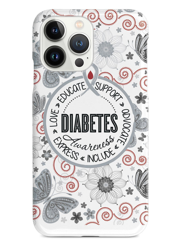 Diabetes - Butterfly Pattern Case – InspiredCases