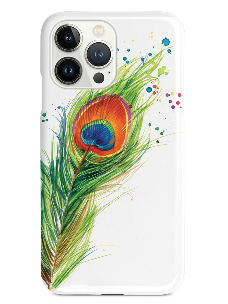 Watercolor Peacock Feather Case – InspiredCases