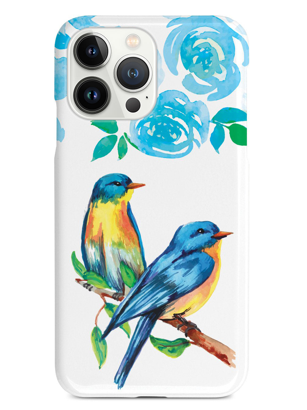 Bluebirds and Flowers Case – InspiredCases