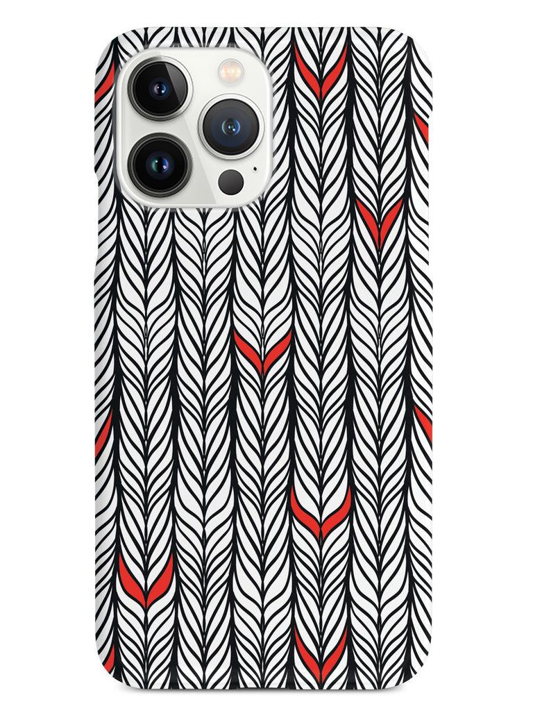 Braids Texture with Red Accents Case – InspiredCases