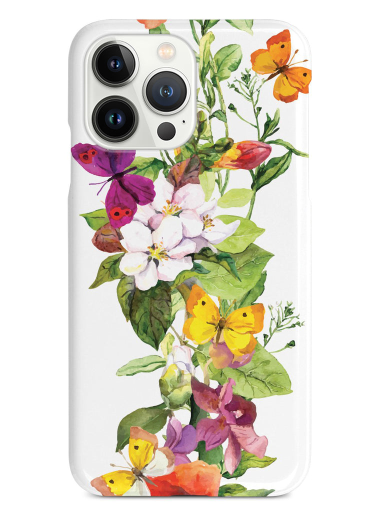 Watercolor Flowers and Butterflies Case – InspiredCases