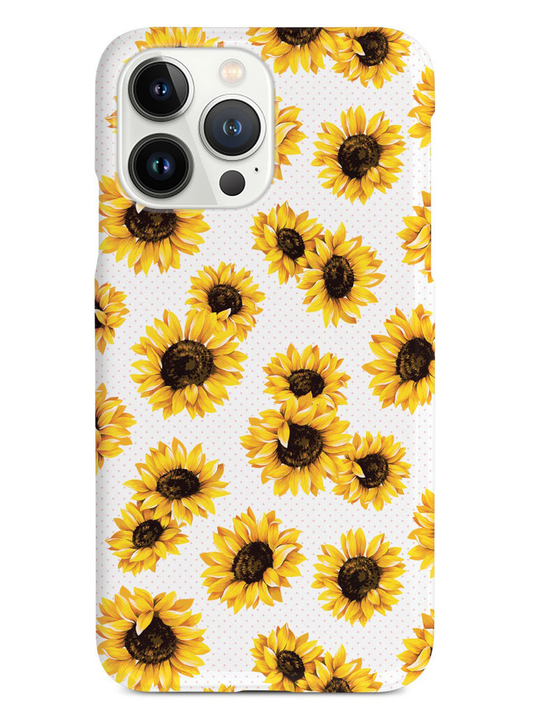 Sunflower Pattern - White Case – InspiredCases