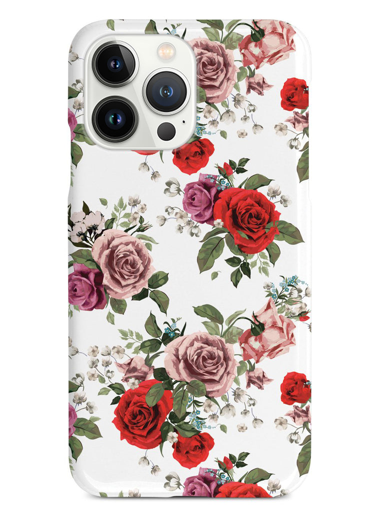 Vintage Roses - White Case – InspiredCases